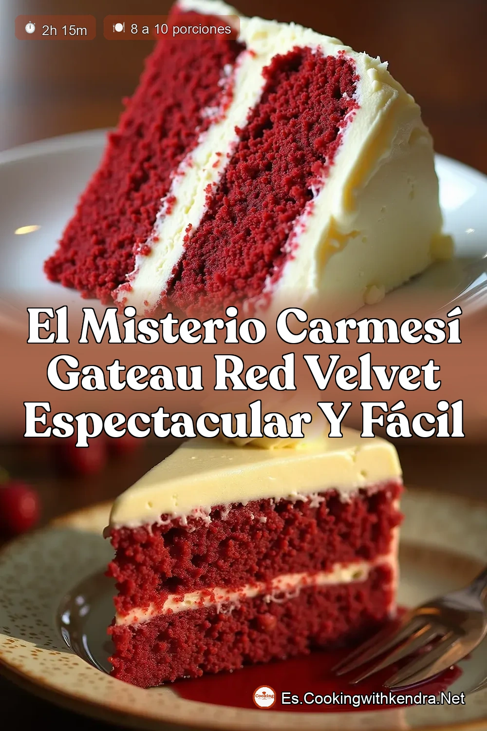 Gateau Red Velvet Clásico Receta Fácil con Frosting de…